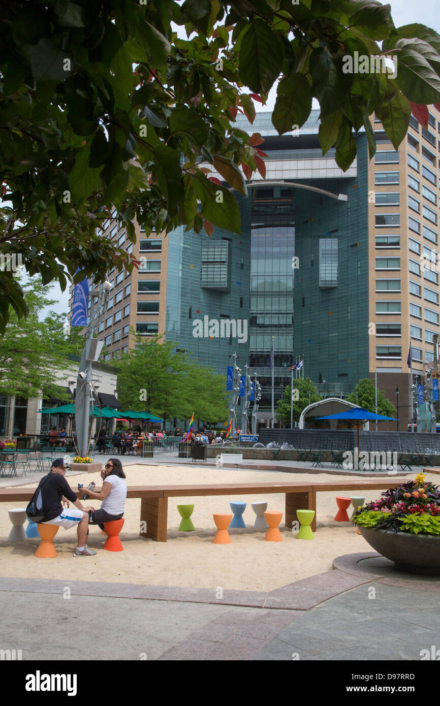 Downtown detroit leisure compuware hi-res stock photography and images ...