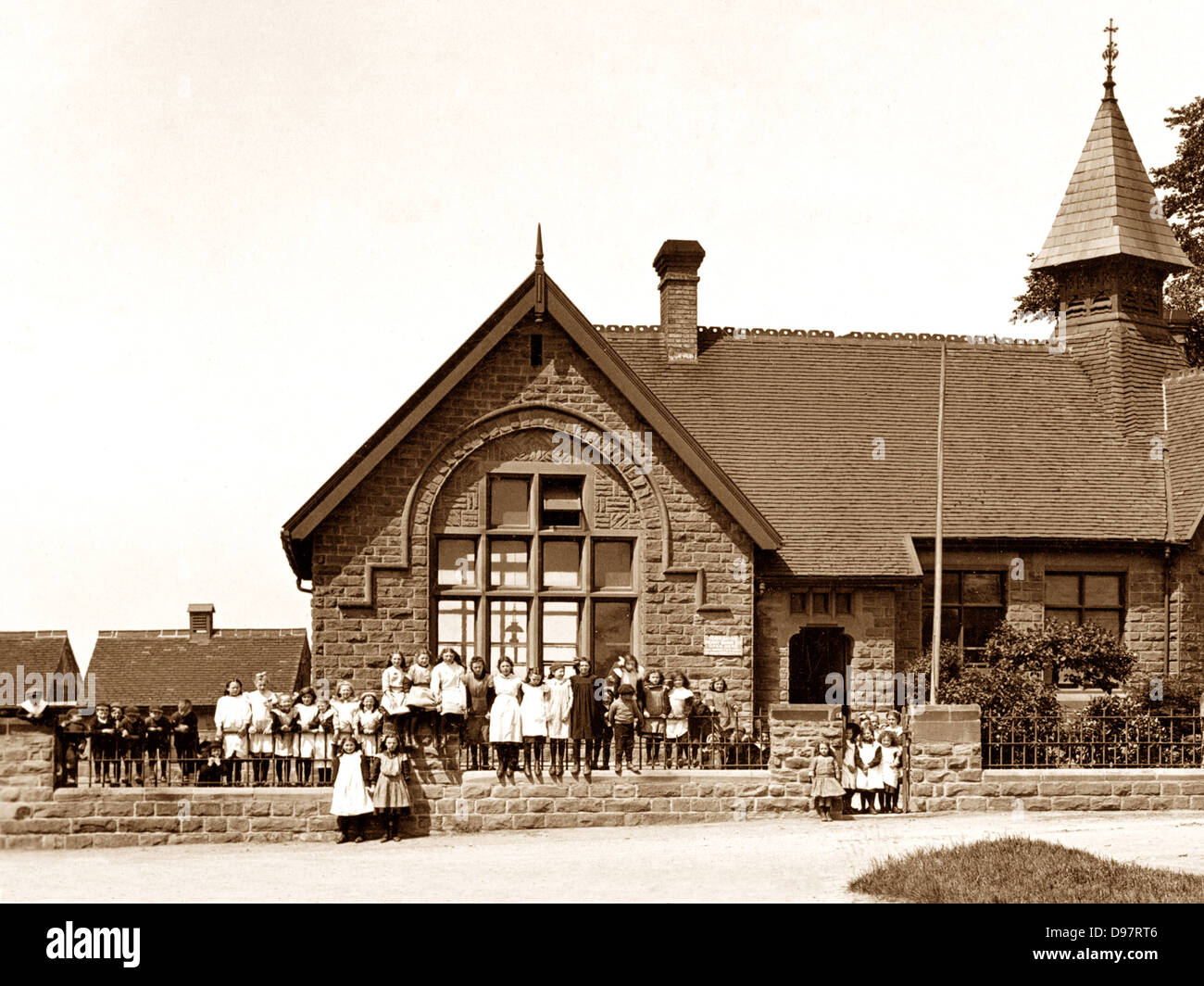 Barnburgh School Mexborough early 1900s Stock Photo - Alamy
