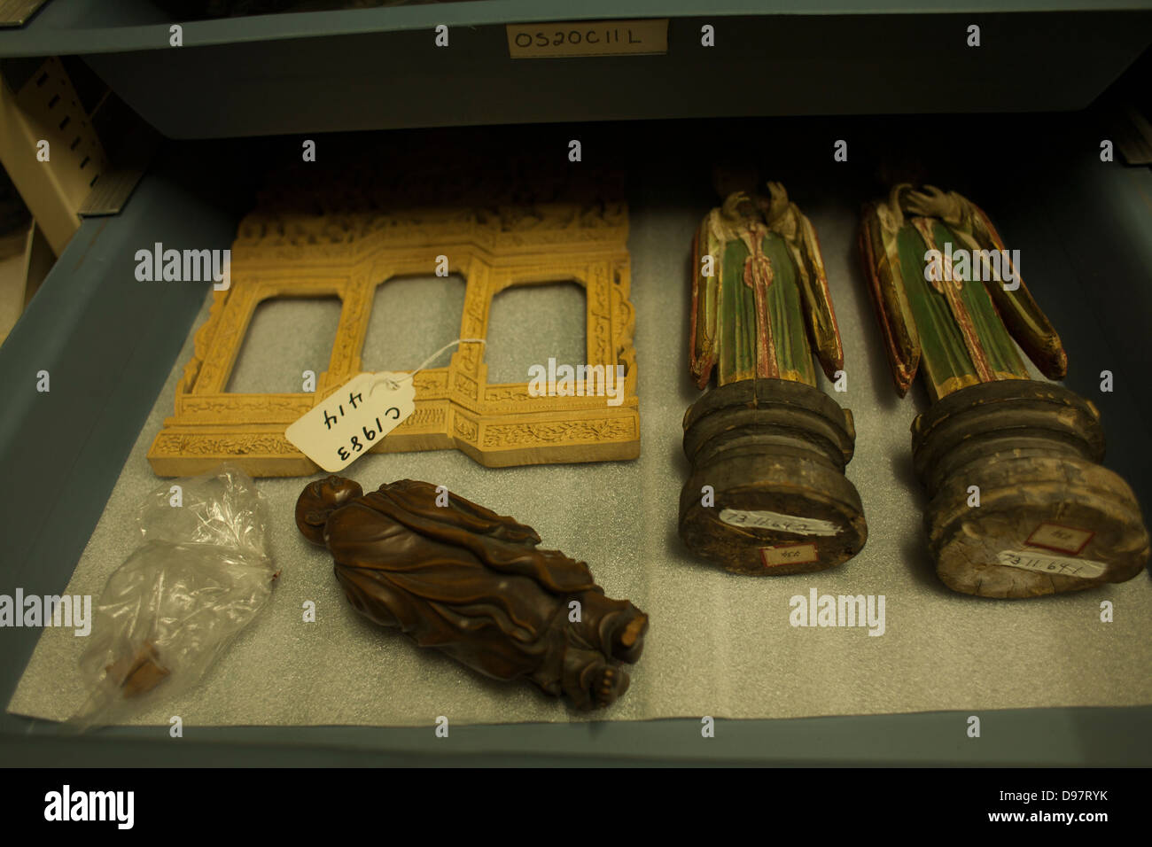 New England history museum keeps many artifacts on shelves in the ...