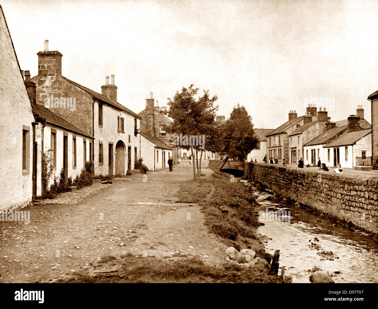 Ecclefechan early 1900s Stock Photo - Alamy