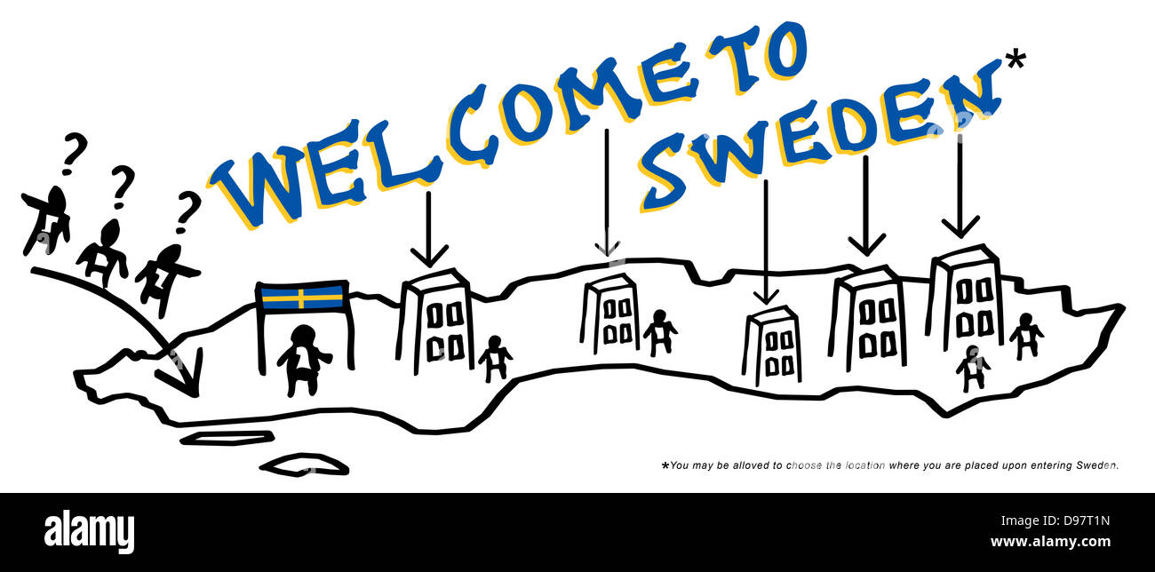 Illustration of Sweden's official policy 1985 - 1994 designed to break ...