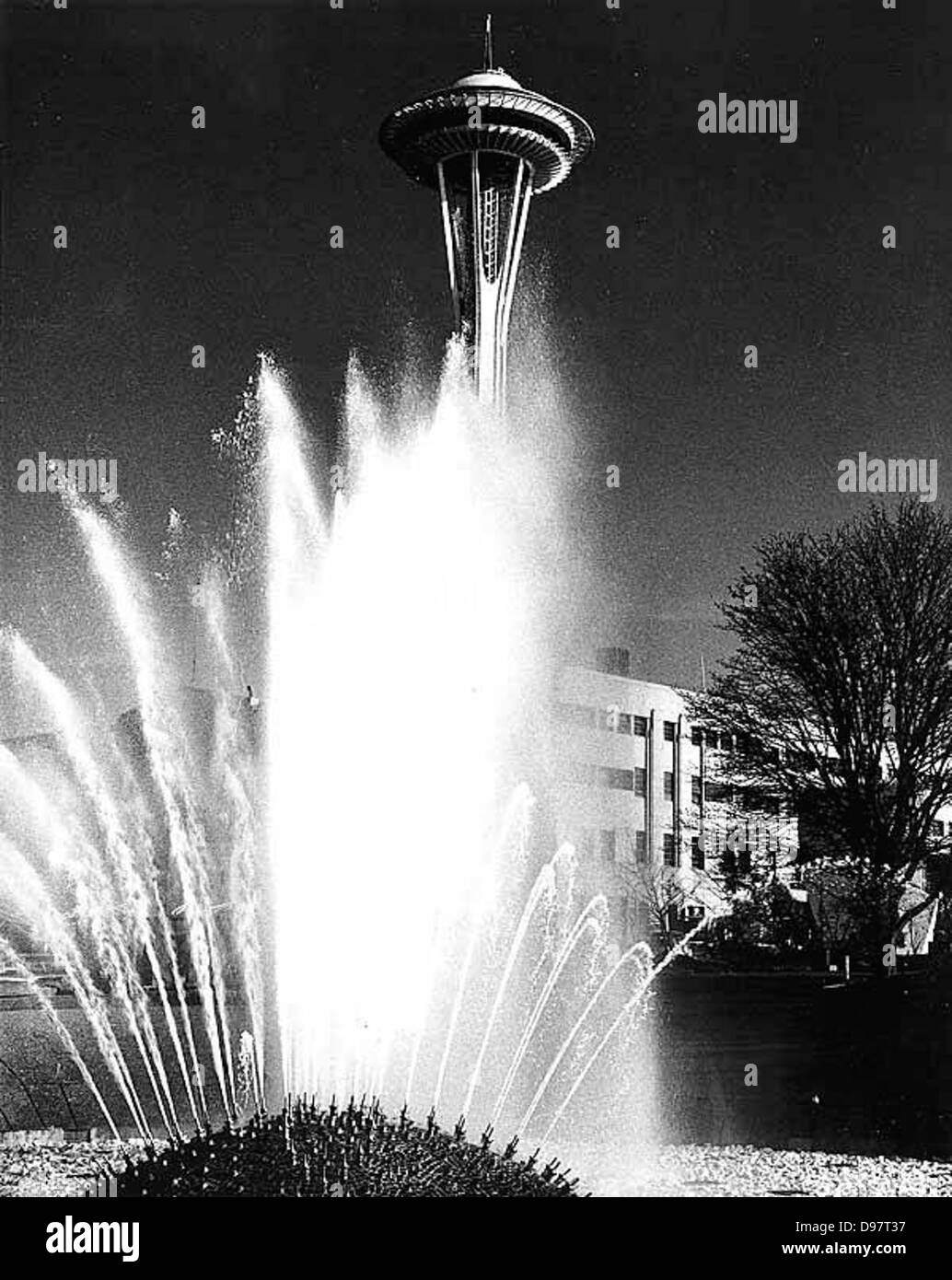 This photo shows the International Fountain at the Century 21 ...