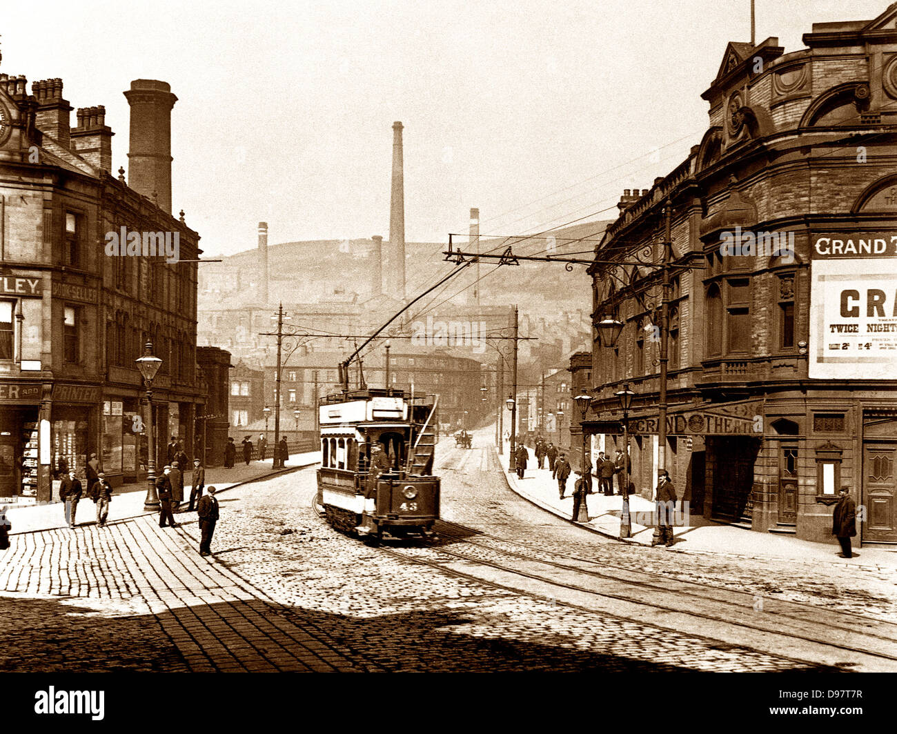 Halifax North Bridge early 1900s Stock Photo - Alamy