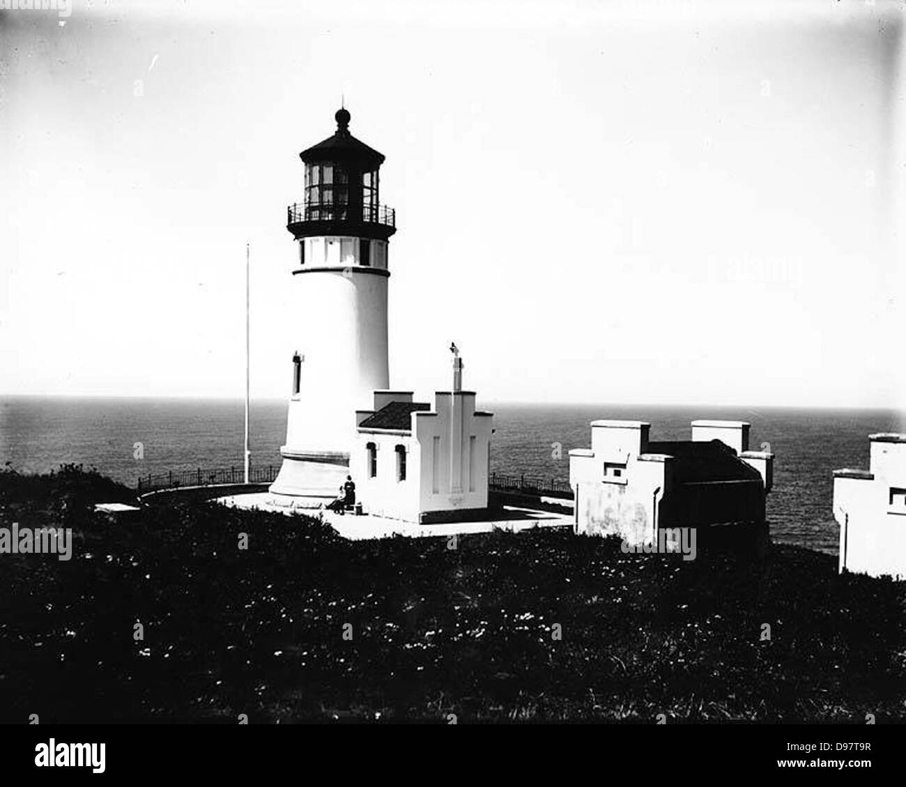 The North Head Lighthouse, located at Cape Disappointment on the ...