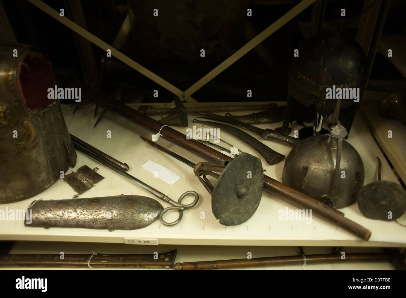 New England history museum keeps many artifacts on shelves in the ...