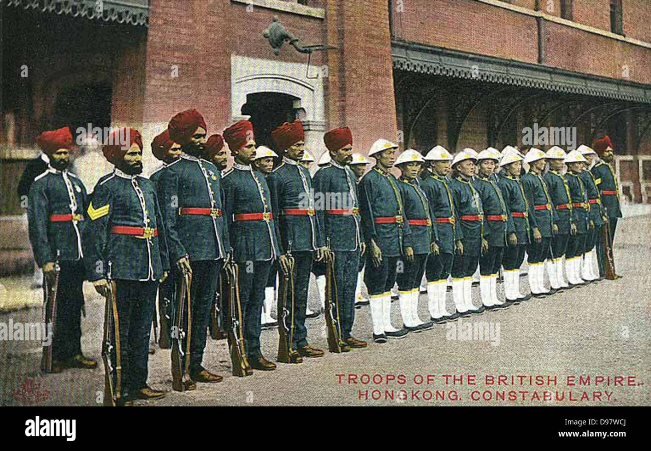 British and indian police officers hi-res stock photography and images ...