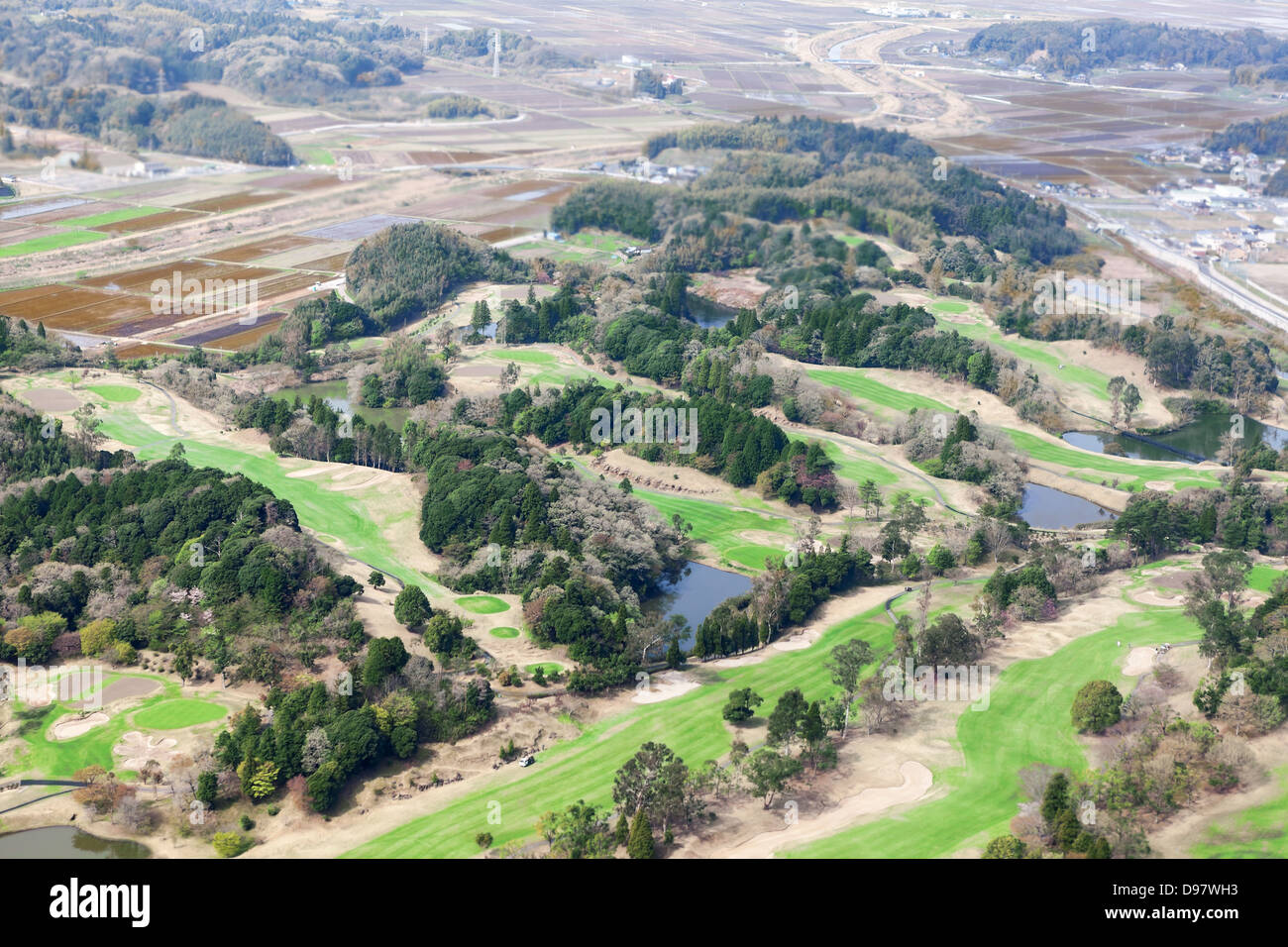 Aerial golf course japan hi-res stock photography and images - Alamy