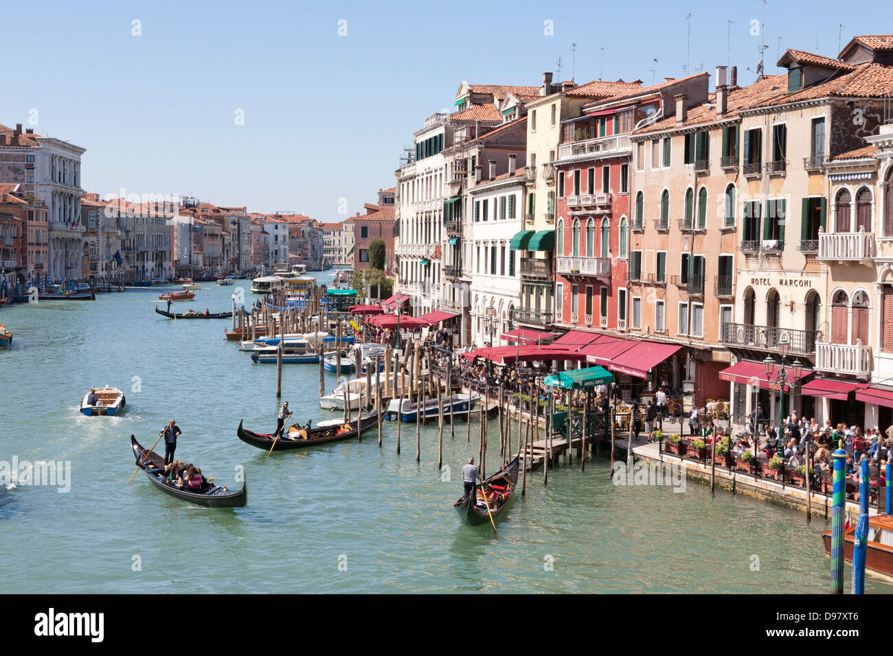 Gondolas at the canale grande hi-res stock photography and images - Alamy