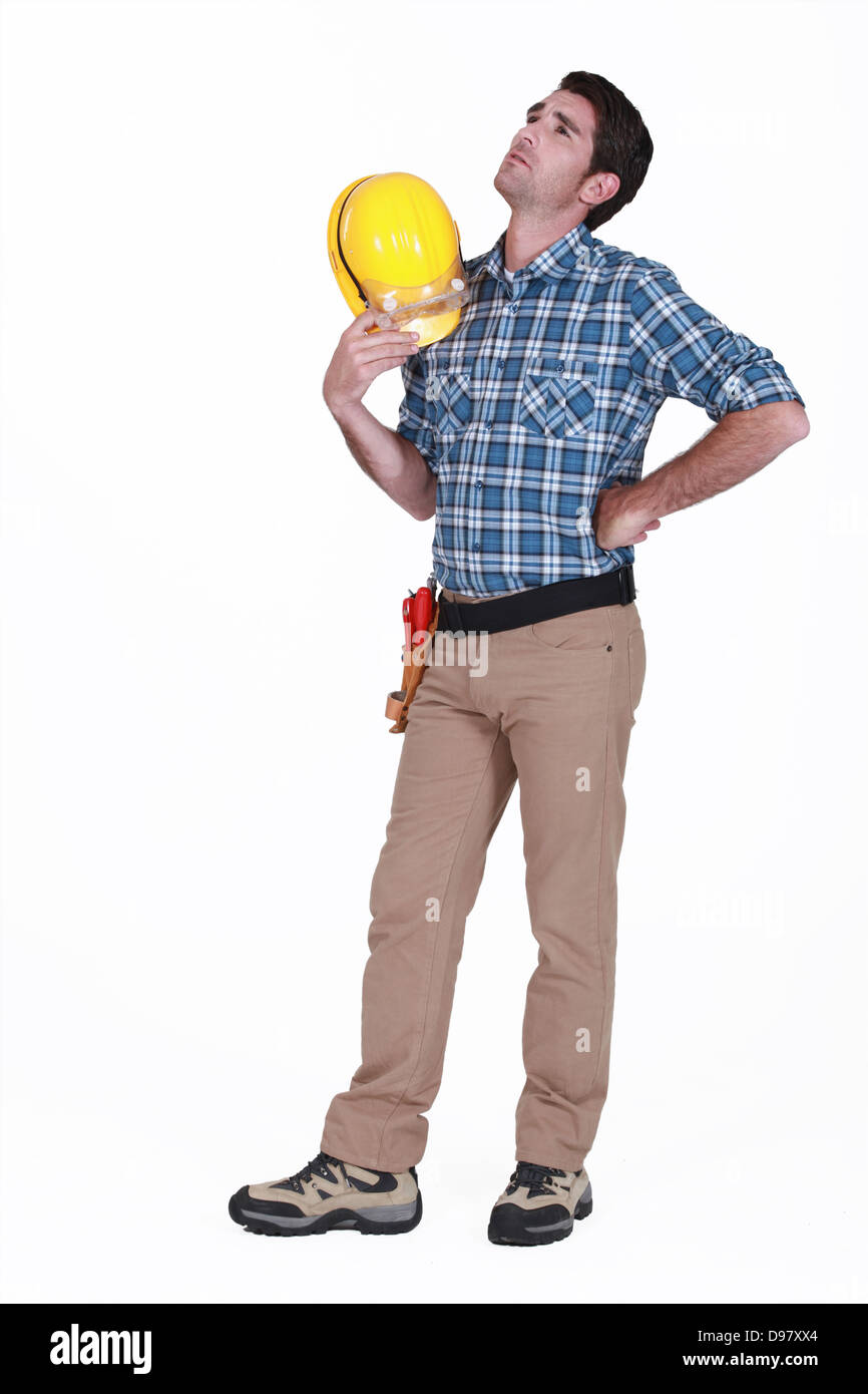 Builder installation Cut Out Stock Images & Pictures - Alamy