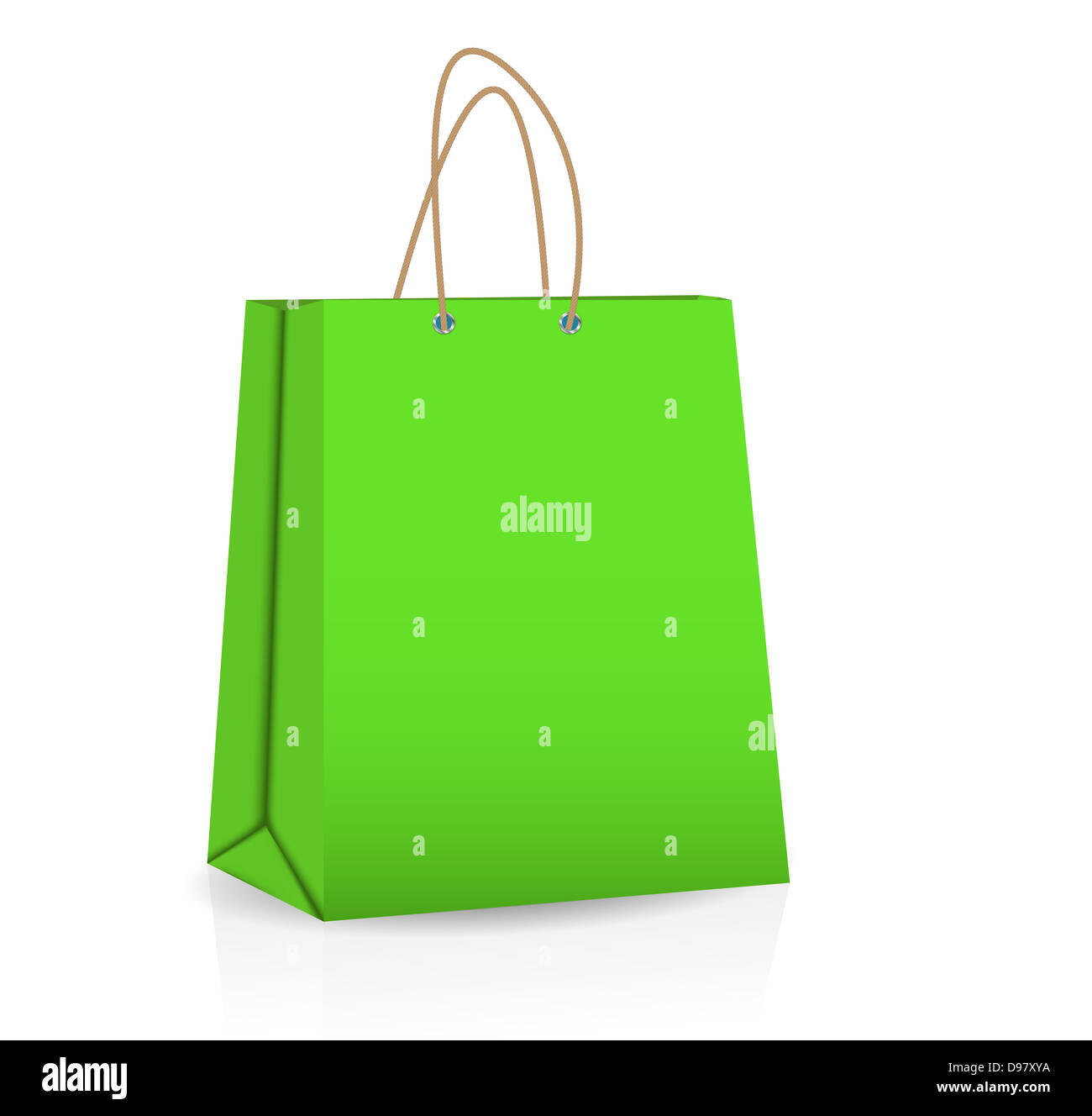Empty Shopping Bag for advertising and branding vector illustra Stock ...