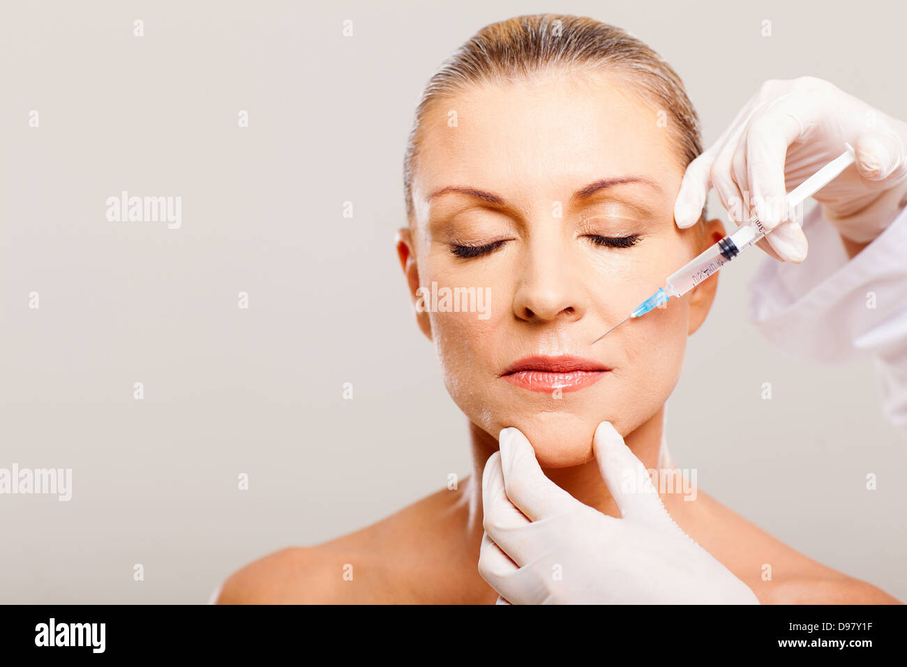 Injection face beautiful woman skin hi-res stock photography and images ...