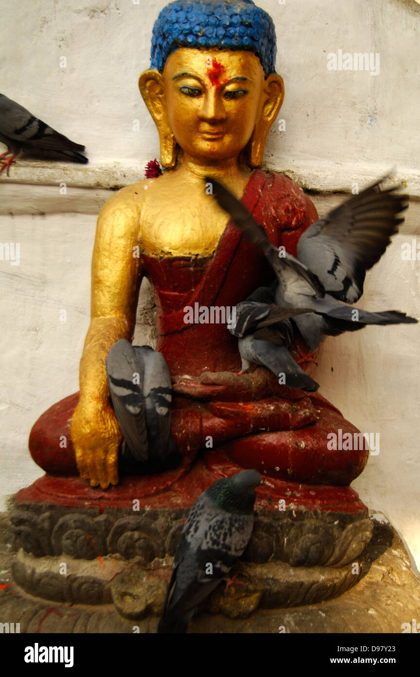 statue in Nepal Stock Photo - Alamy