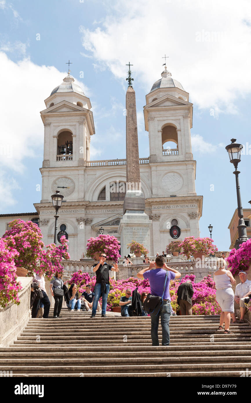 Scalinata della trinita dei hi-res stock photography and images - Alamy