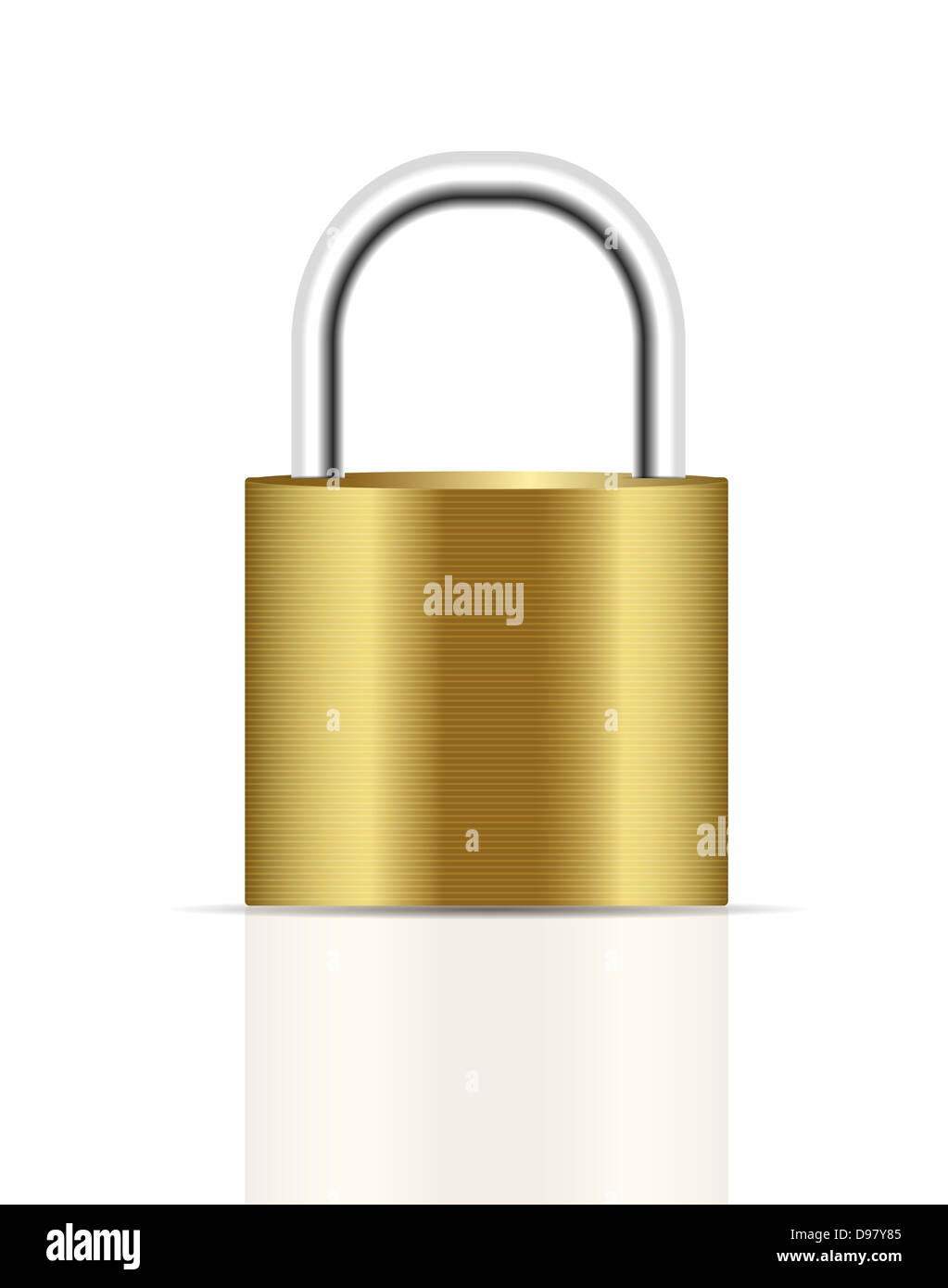 realistic lock vector illustration Stock Photo - Alamy