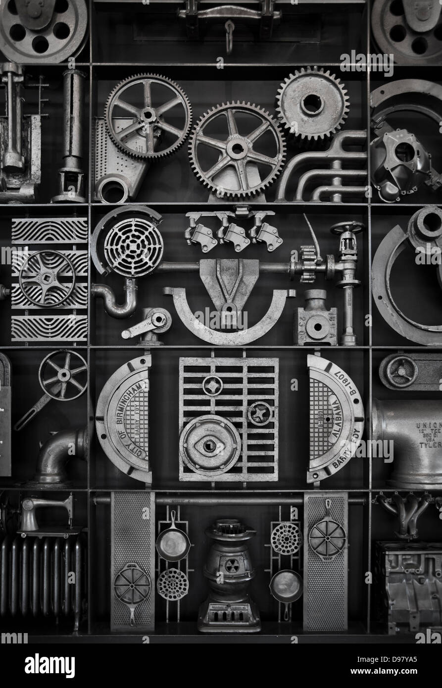 Display in lobby of Vulcan Park and Museum, Birmingham, Alabama, United ...