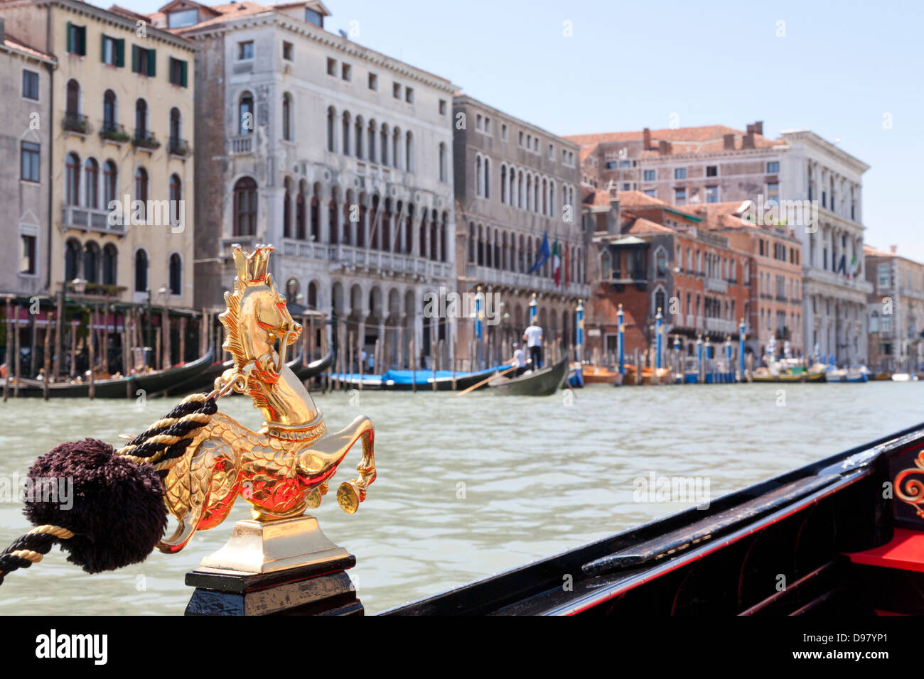 Gondolas at the canale grande hi-res stock photography and images - Alamy