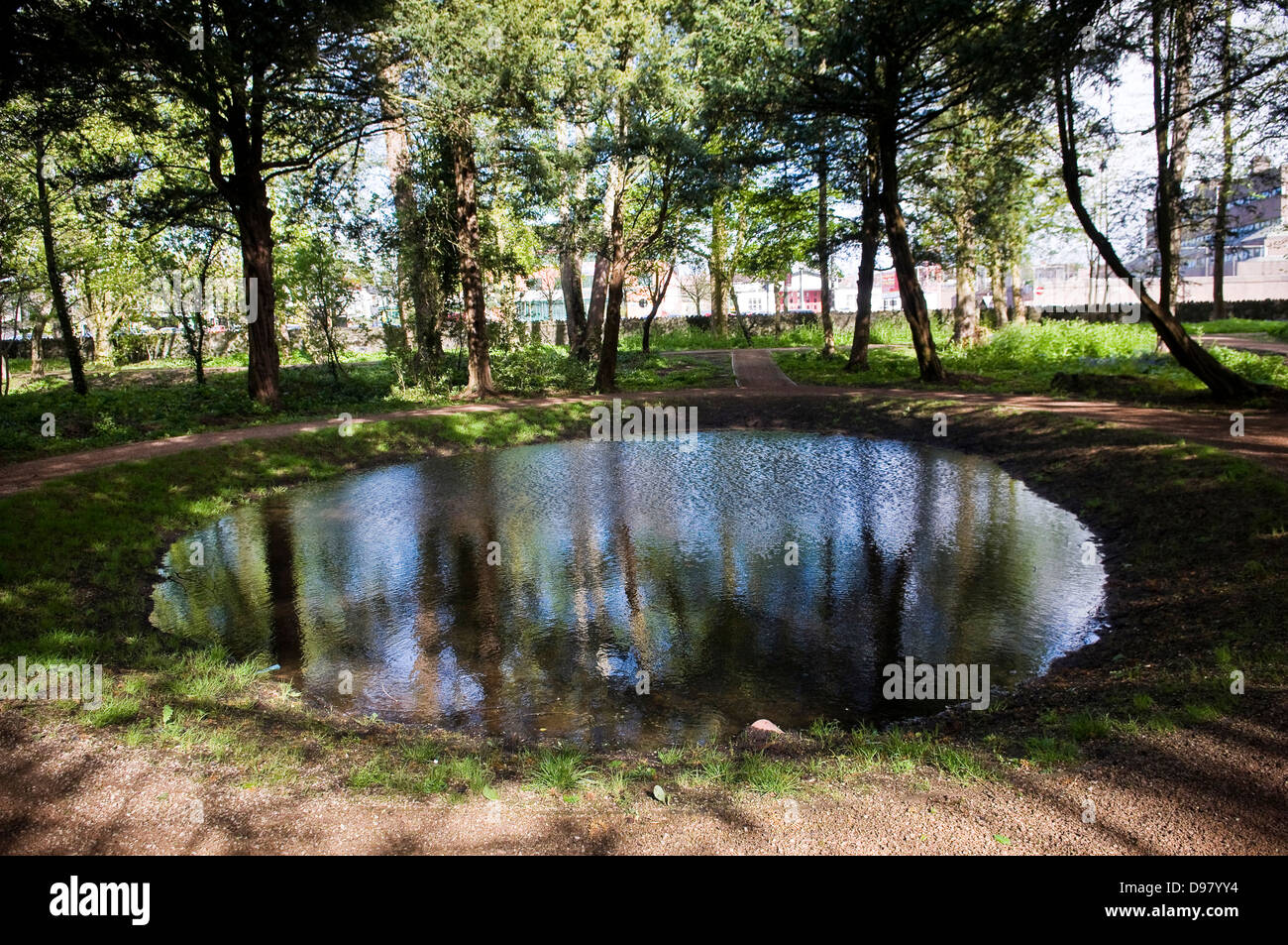 Antrim Castle Gardens, County Antrim, Northern Ireland, UK Stock Photo ...
