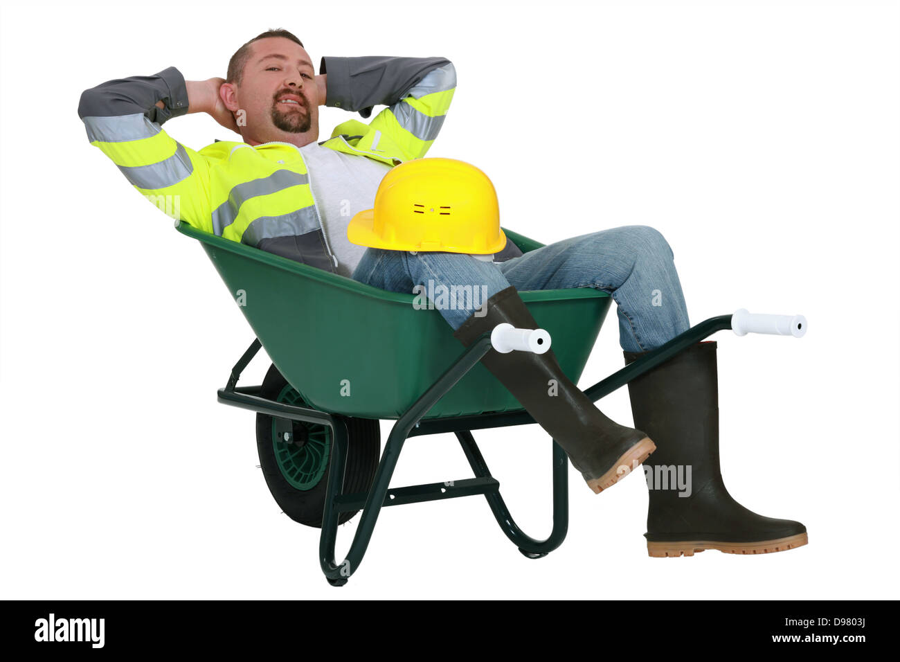 Construction worker tea Cut Out Stock Images & Pictures - Alamy