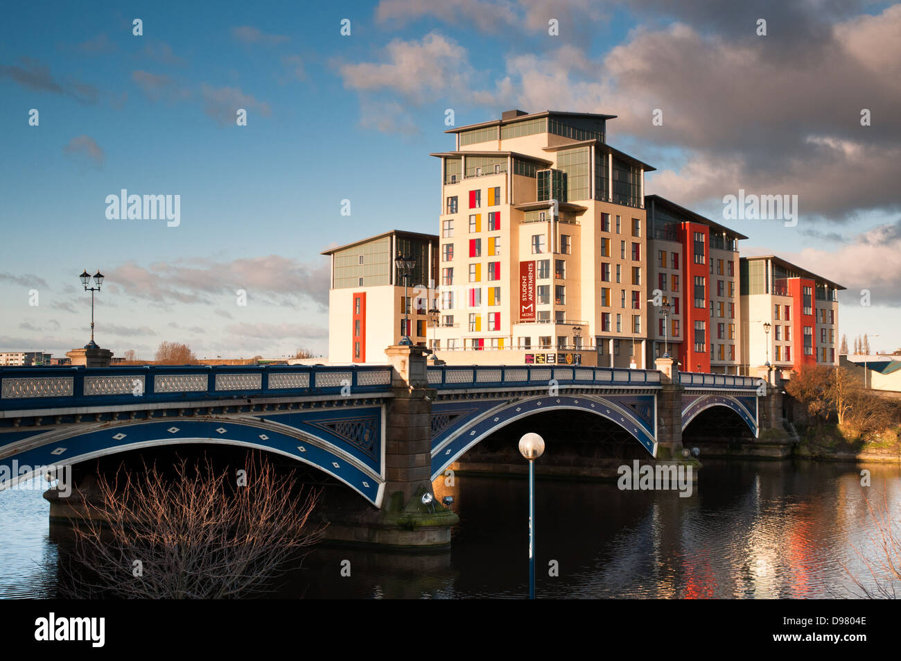 Victoria bridge tees stockton river hi-res stock photography and images ...