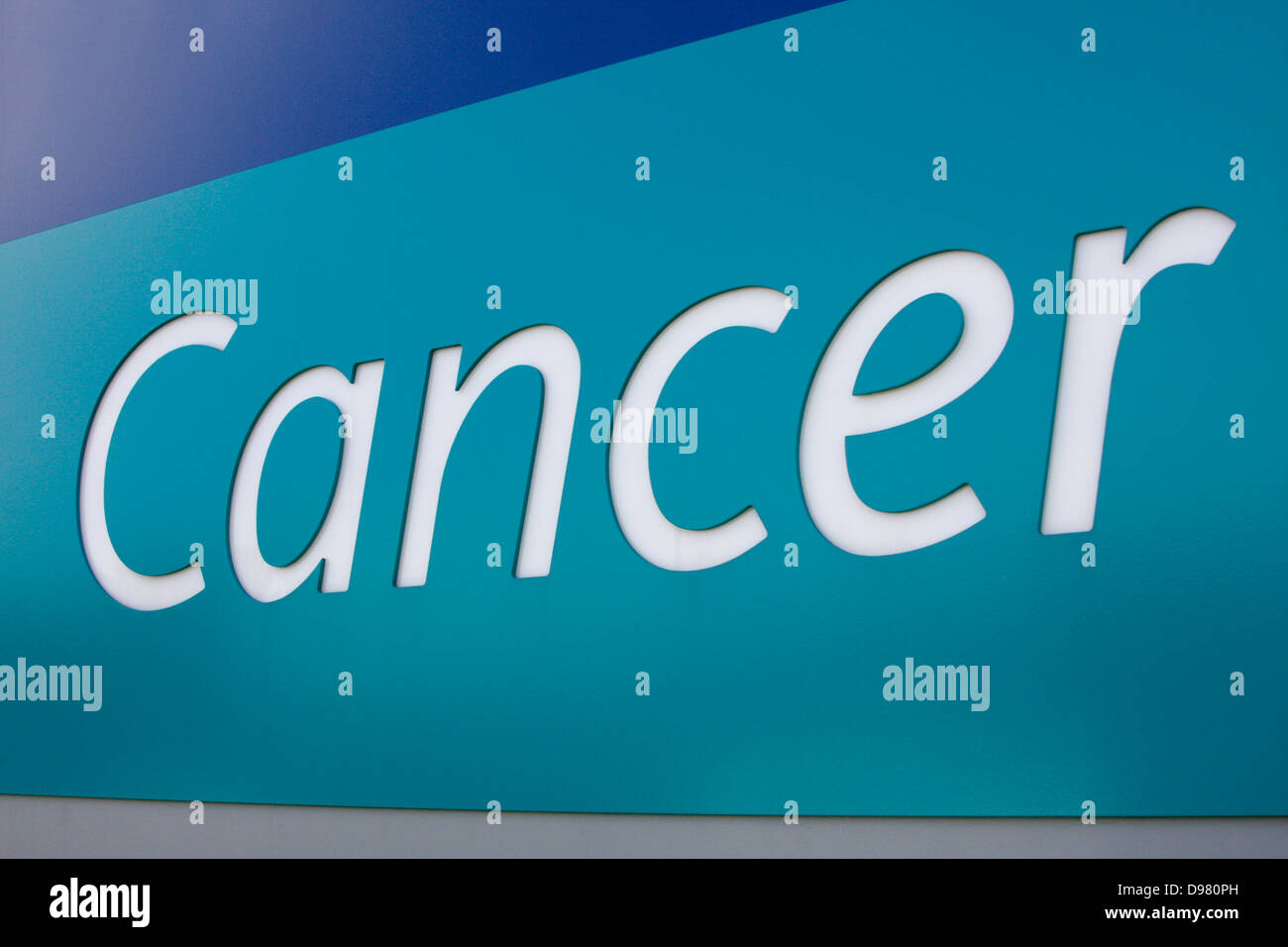 Cancer Care directional sign Stock Photo - Alamy