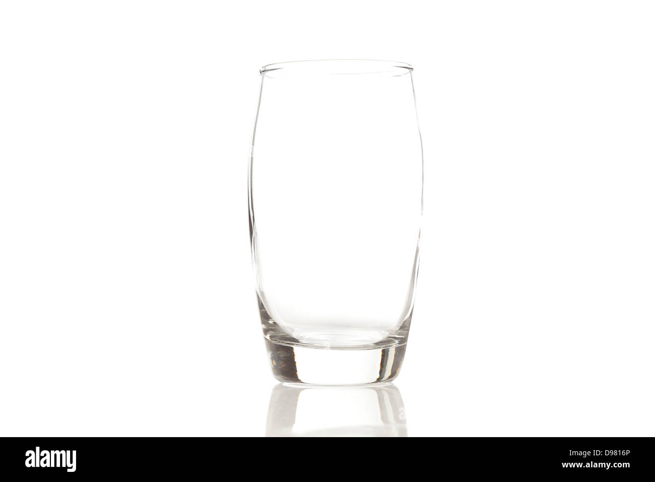 An empty Water Glass against a background Stock Photo - Alamy