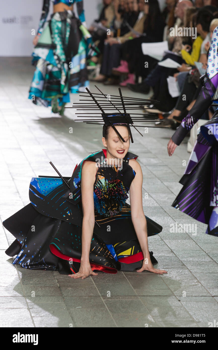 Central Saint Martins BA Fashion show with collections by graduate ...