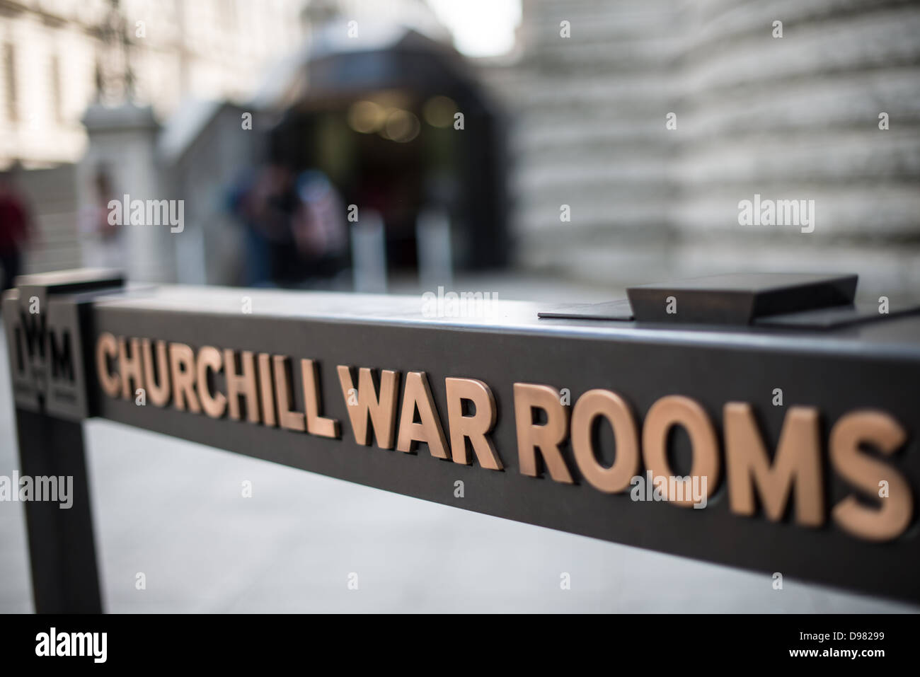 Churchill War Rooms Sign London // LONDON, United Kingdom — Sign in ...