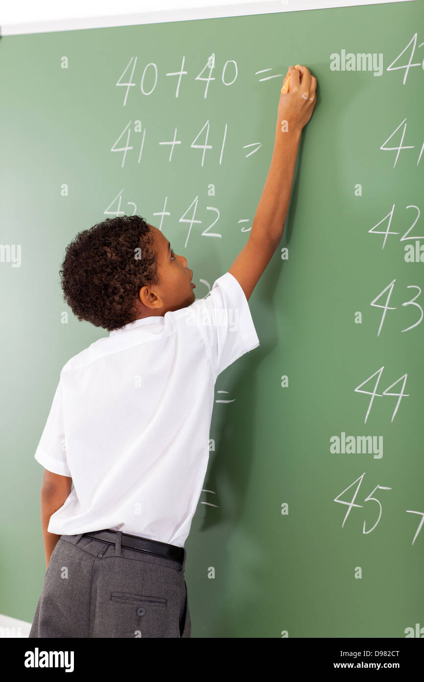 Maths board writing hi-res stock photography and images - Alamy