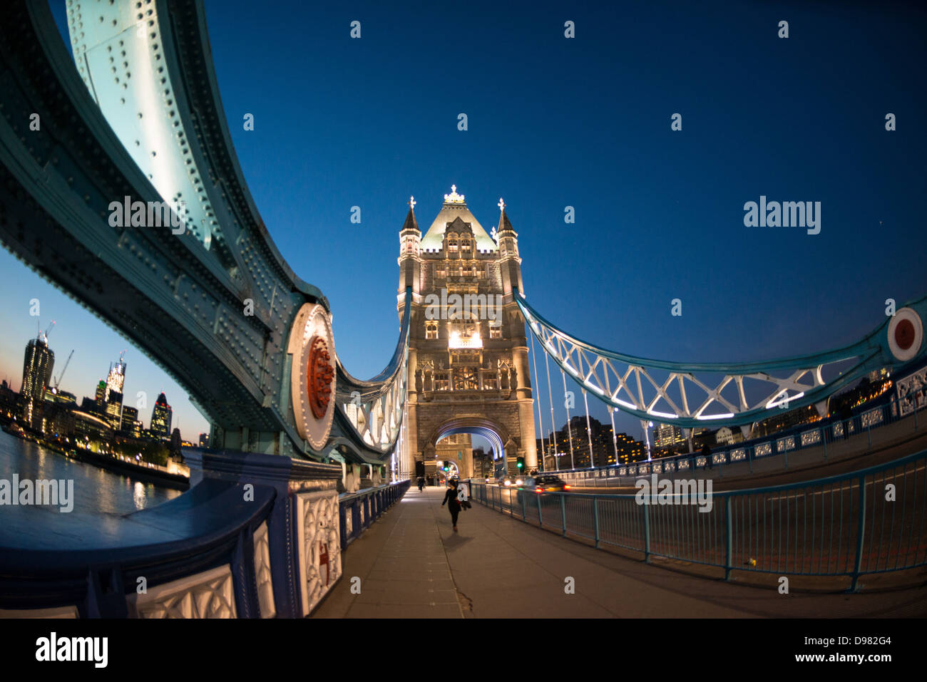 Tower Bridge Pedestrian Walkway London // LONDON, United Kingdom — The ...