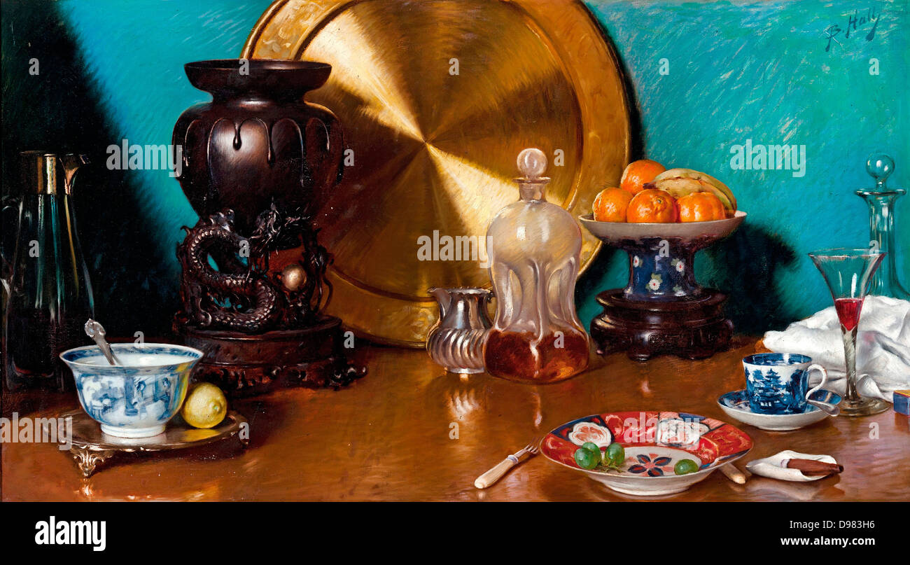 Bernard Hall, After dinner. Circa1901. Oil on canvas. Art Gallery of ...