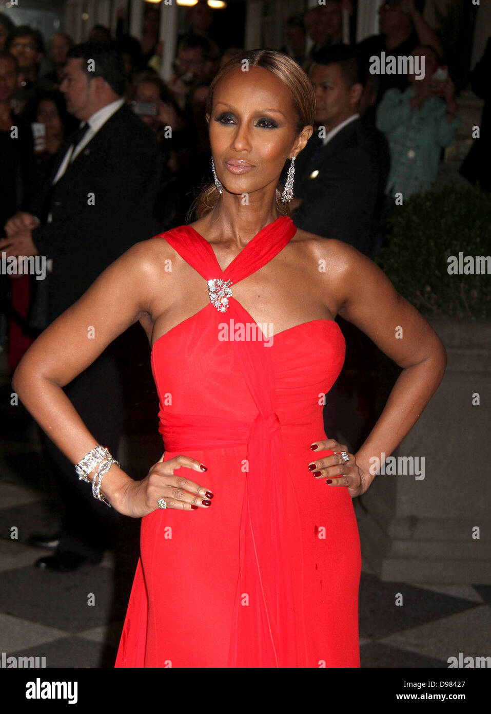 New York, New York, USA. 13th June, 2013. Model IMAN attends the 4th ...