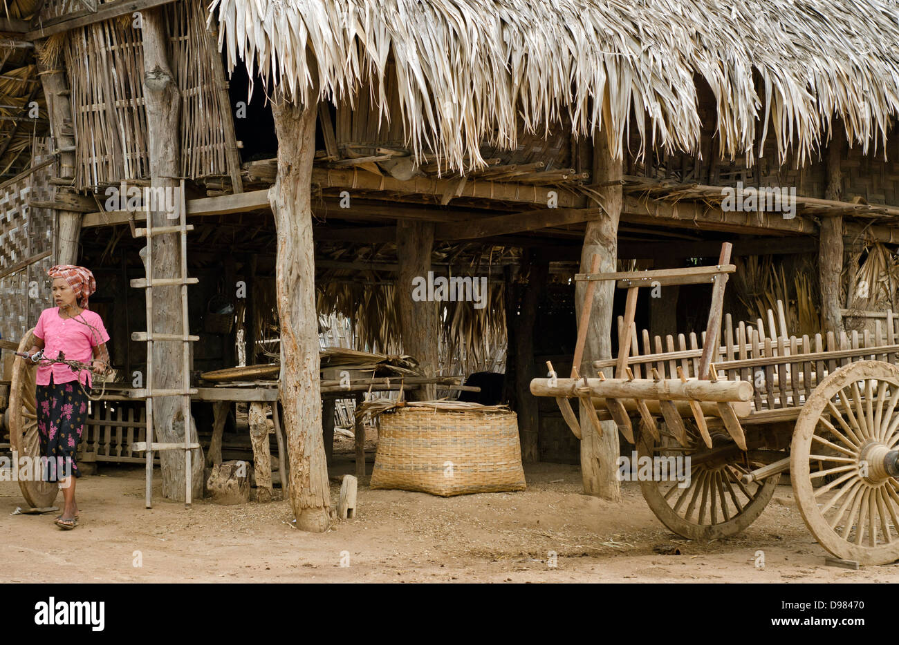 Myanmar village bagan village hi-res stock photography and images - Alamy