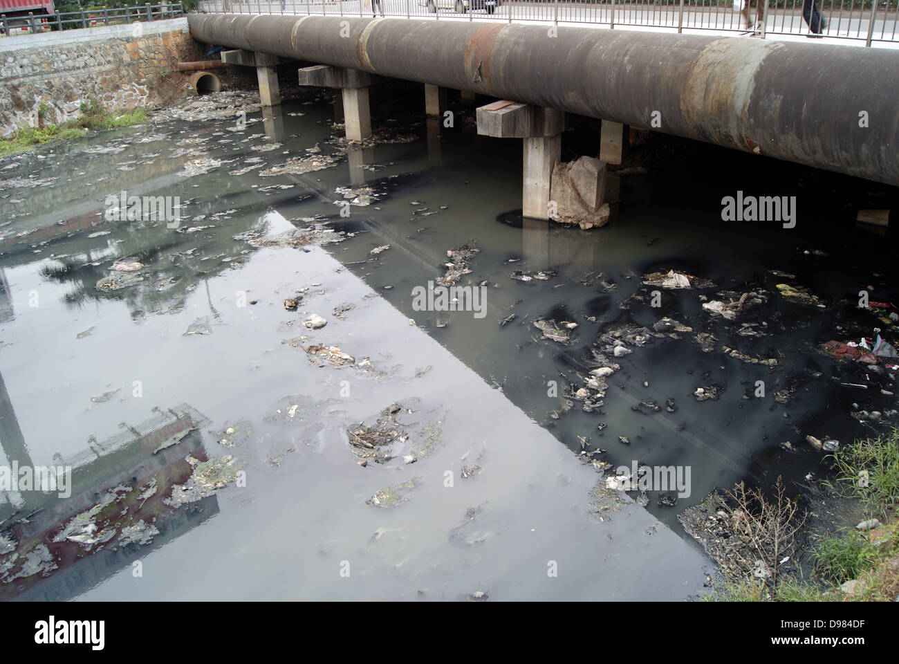 Xixiang river sludge in Shenzhen, China Stock Photo - Alamy