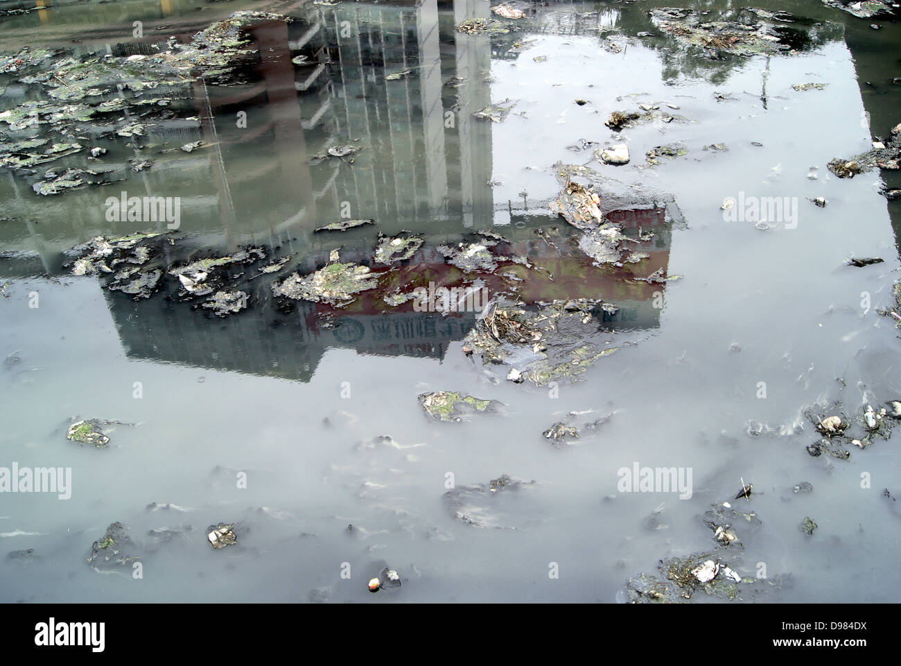 Xixiang river sludge in Shenzhen, China Stock Photo - Alamy