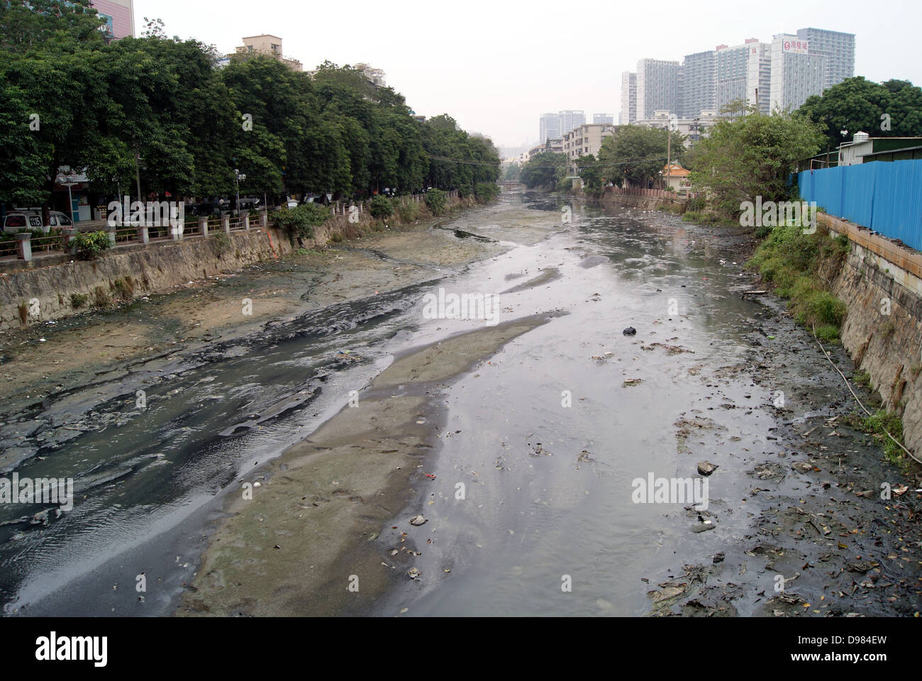 Xixiang river sludge in Shenzhen, China Stock Photo - Alamy