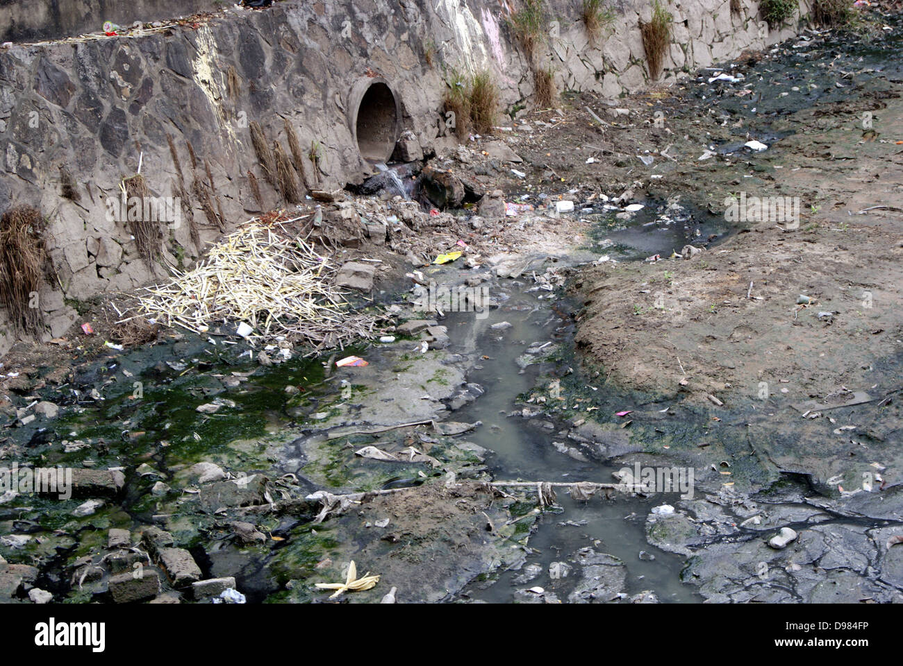 Xixiang river sludge in Shenzhen, China Stock Photo - Alamy