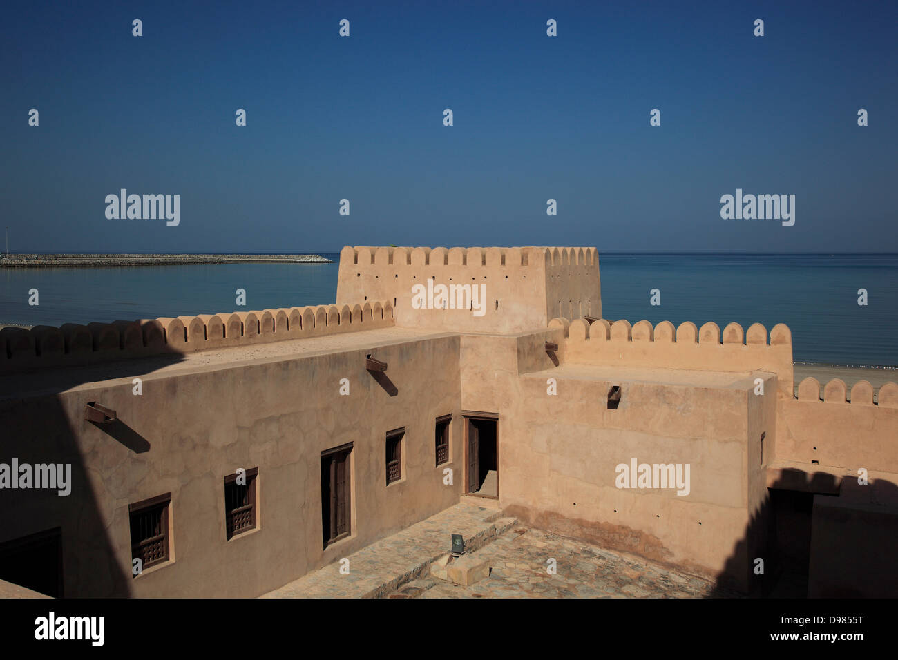 Bukha fort, Bukha, Bucha, in the granny's niches enclave of Musandam ...