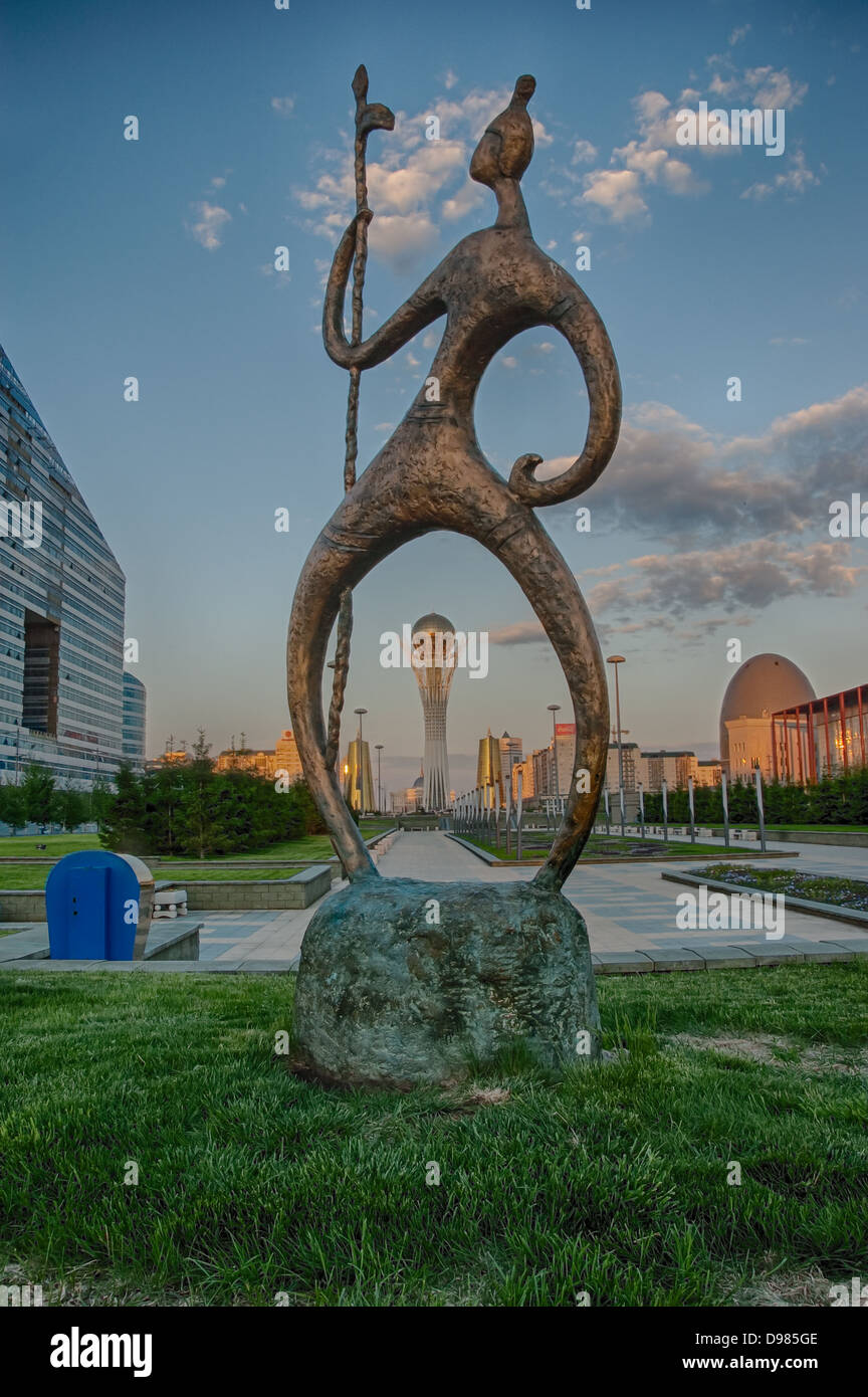 view of Bayterek Stock Photo - Alamy