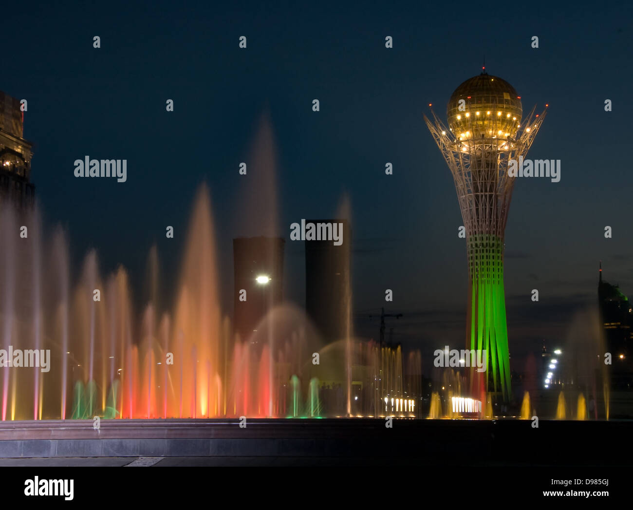 view of Bayterek Stock Photo - Alamy