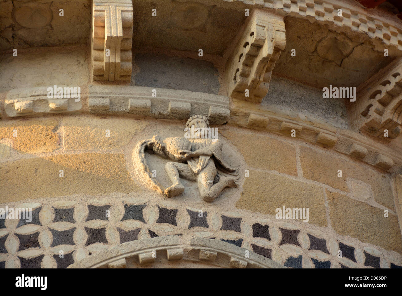 Zodiac sign, Roman church of Saint-Austremoine d'Issoire, Issoire ...