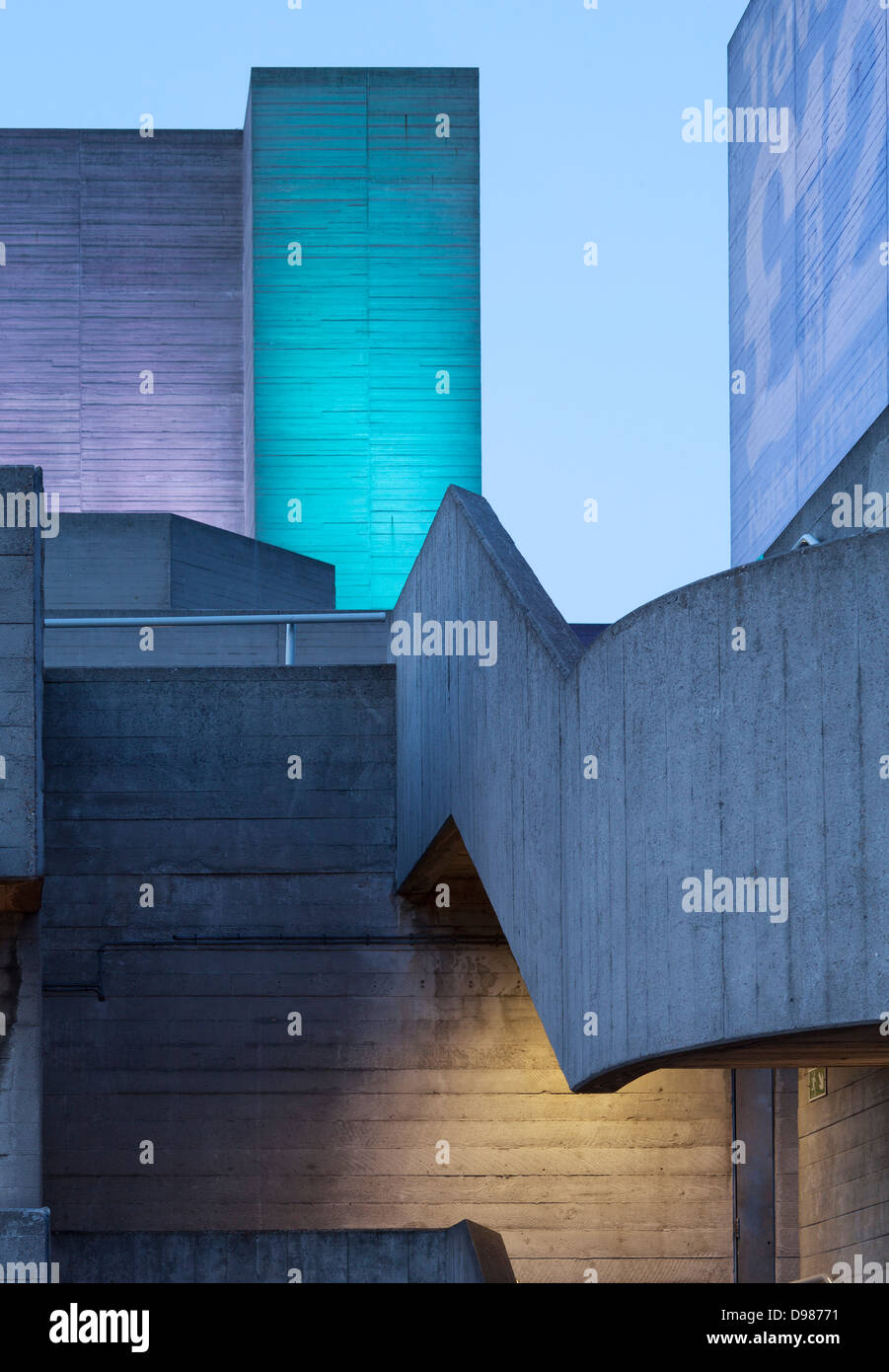 Royal National Theatre, London, United Kingdom. Architect: Denys Lasdun ...