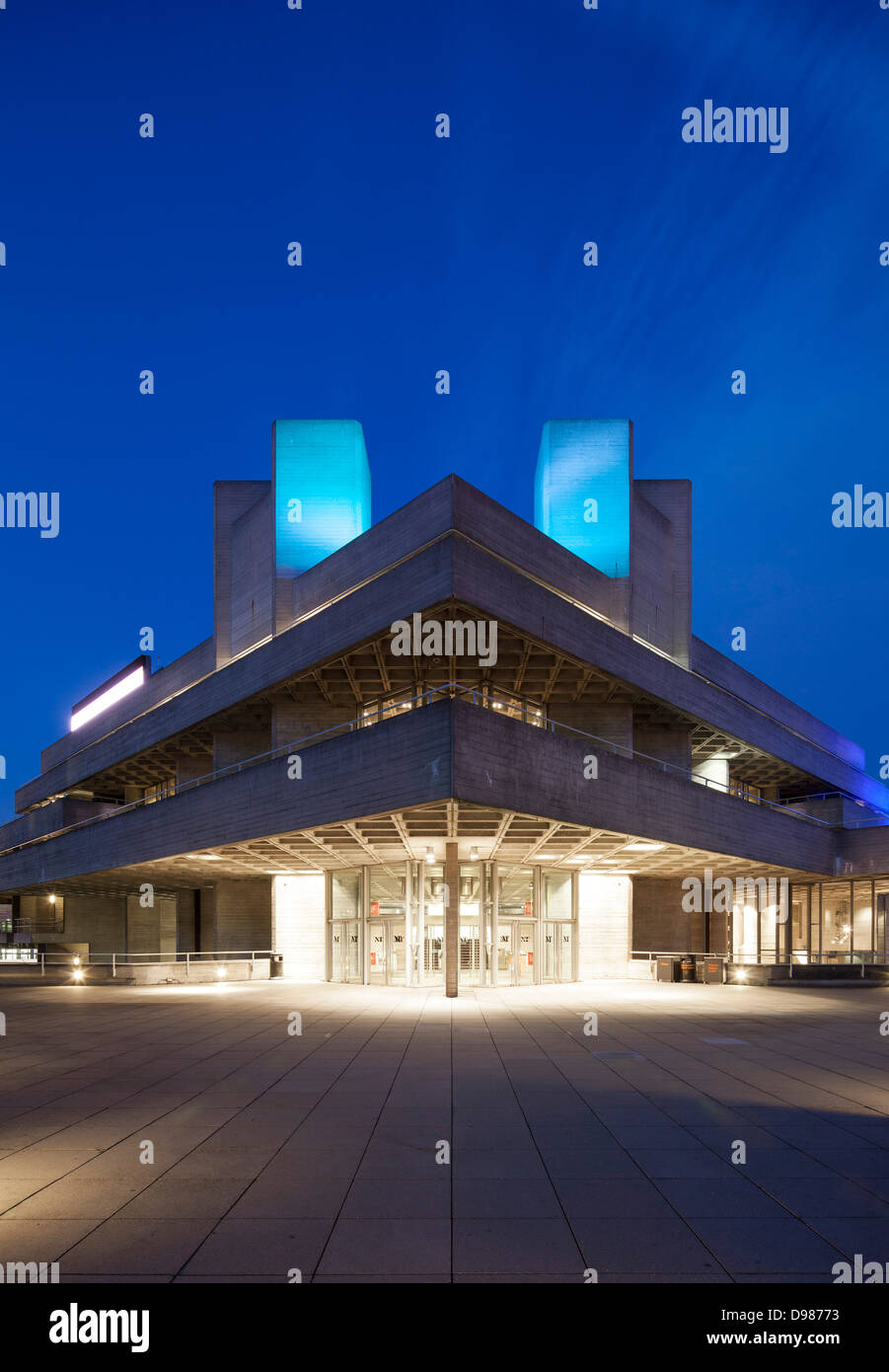 Royal National Theatre, London, United Kingdom. Architect: Denys Lasdun ...