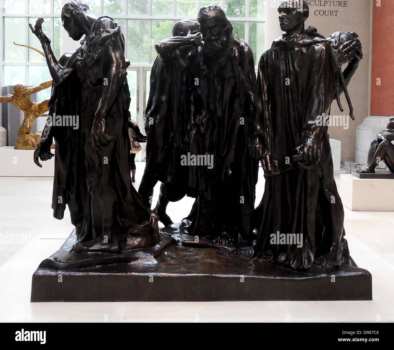 The Burghers of Calais. Sculpture in Bronze by Auguste Rodin (French ...