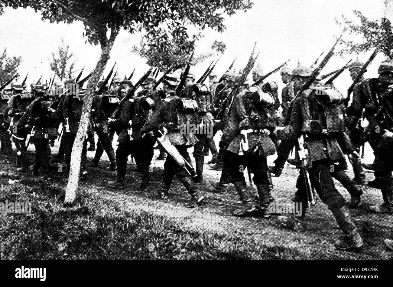 German infantry march hi-res stock photography and images - Alamy