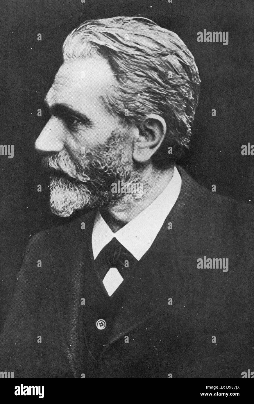 Ferdinand August Bebel (1840-1913), for many years leader of the German ...