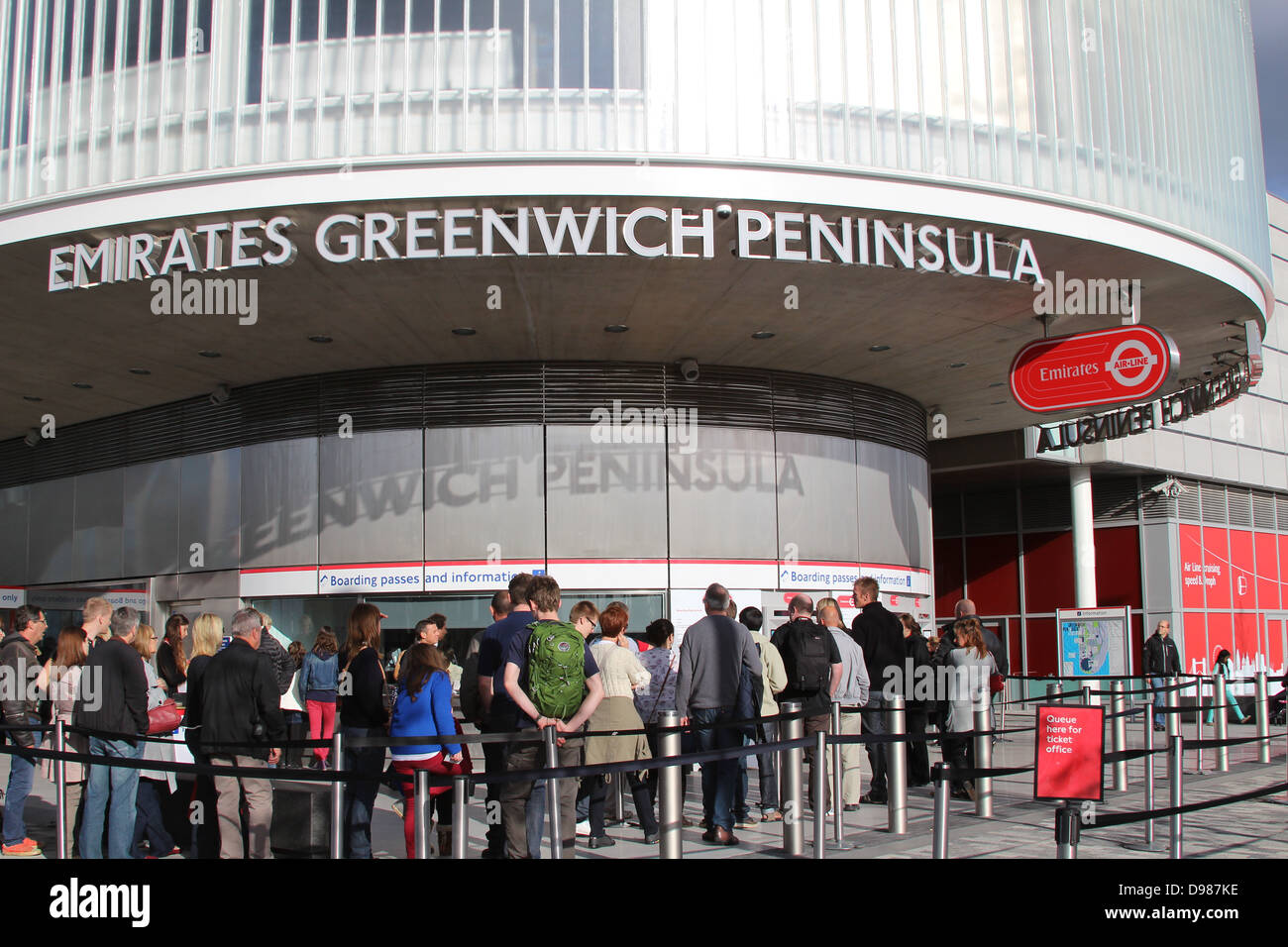 Emirates Royal Docks, Greenwich Peninsula Stock Photo - Alamy