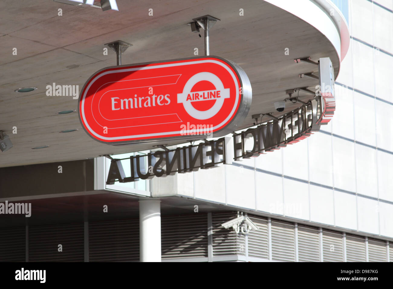 Emirates Royal Docks, Greenwich Peninsula Stock Photo - Alamy
