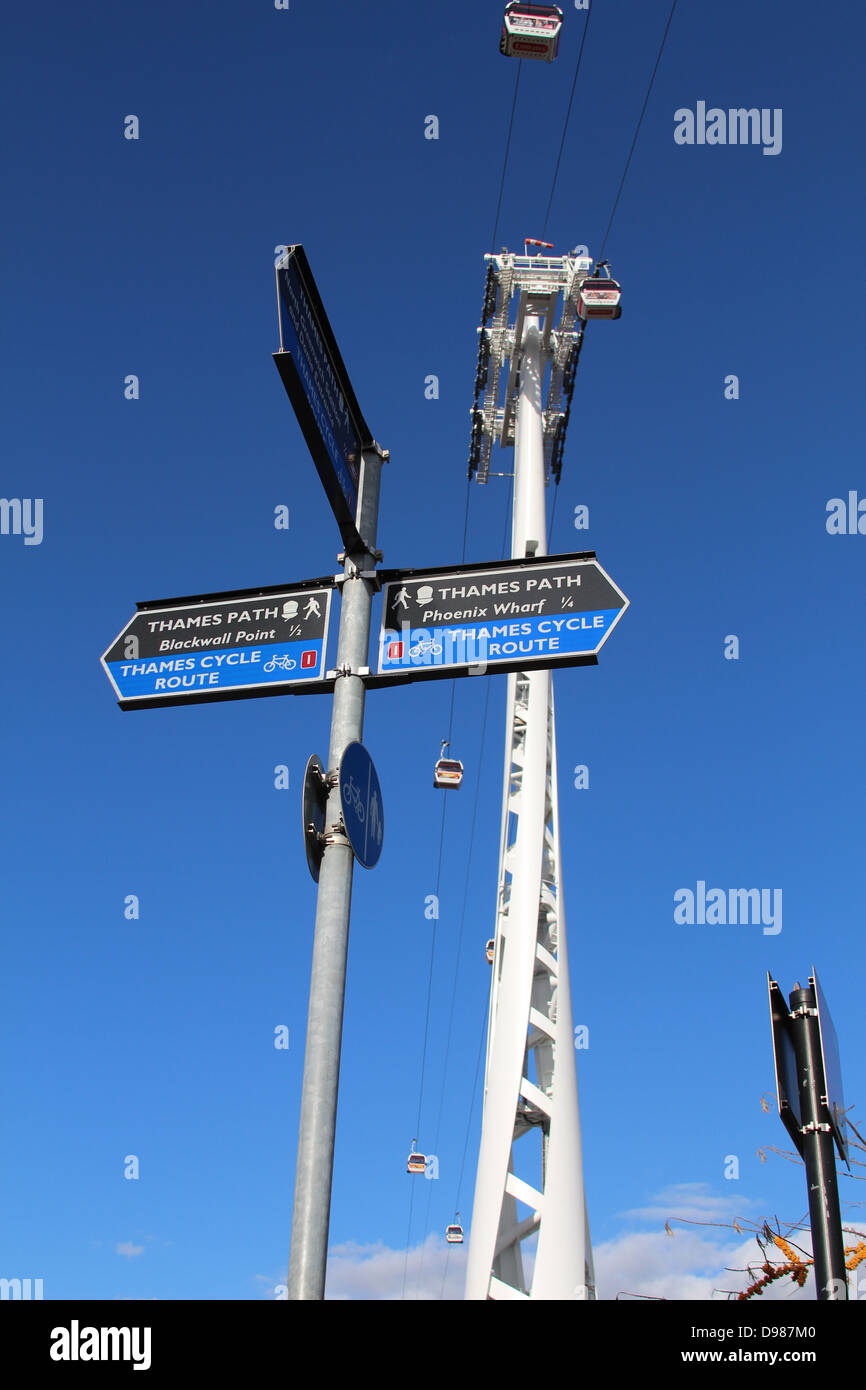 Emirates Royal Docks, Greenwich Peninsula Stock Photo - Alamy