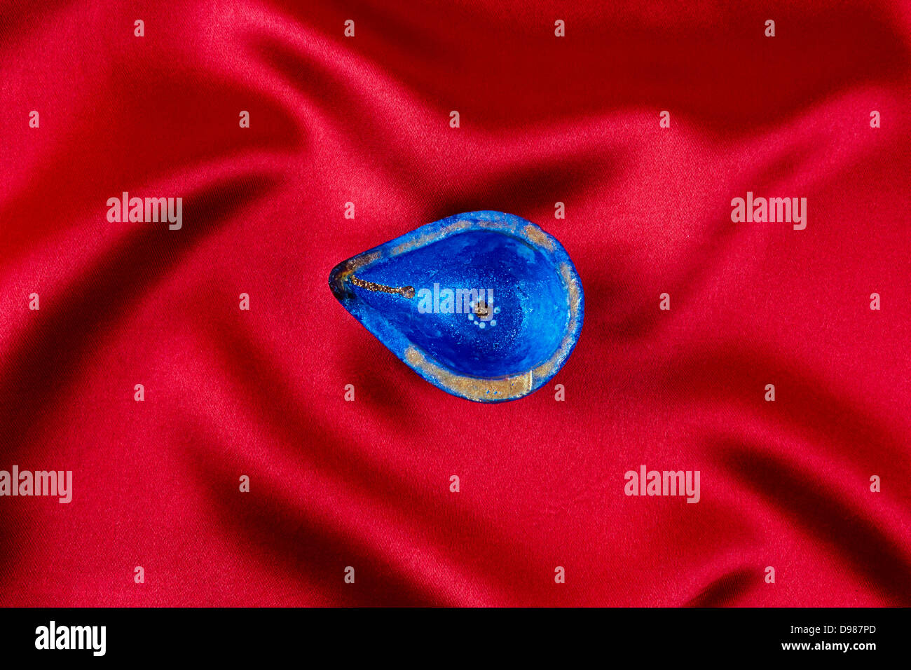 Top view of a colorful oil lamp on Holi festival Stock Photo - Alamy