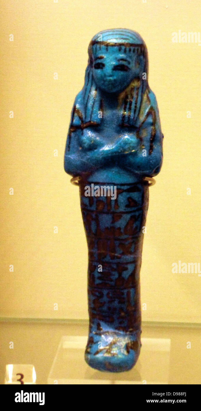 Shabti (also called ushabti, or Shawabti) magical, clay figures of the ...